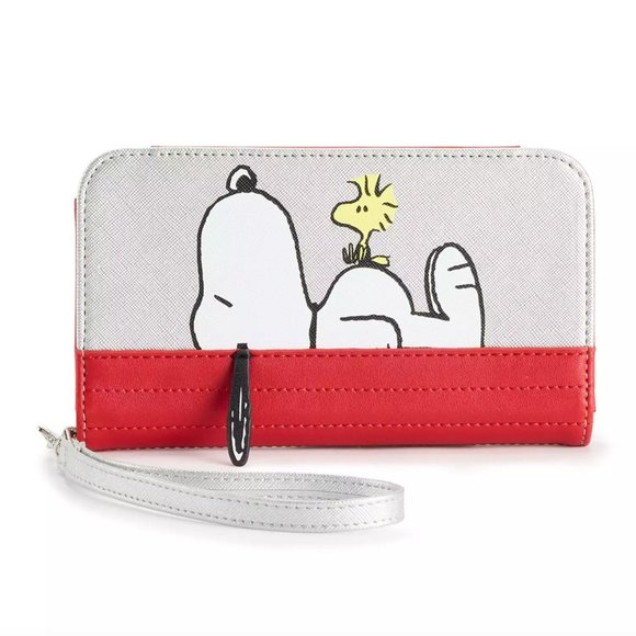 Peanuts | Bags | Peanuts Snoopy And Woodstock Phone Wallet | Poshmark